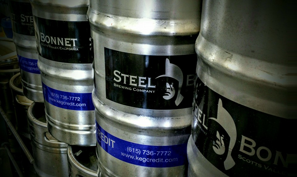 Steel Bonnet ready to start pouring - Edible Monterey Bay